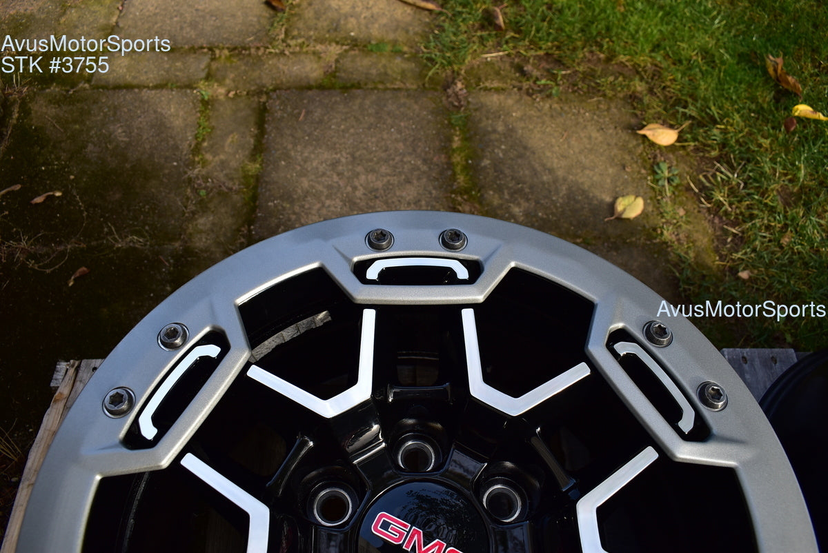17" GMC Canyon AT4X OEM Beadlock WHEELS Factory Chevy Colorado 2025 20 ...