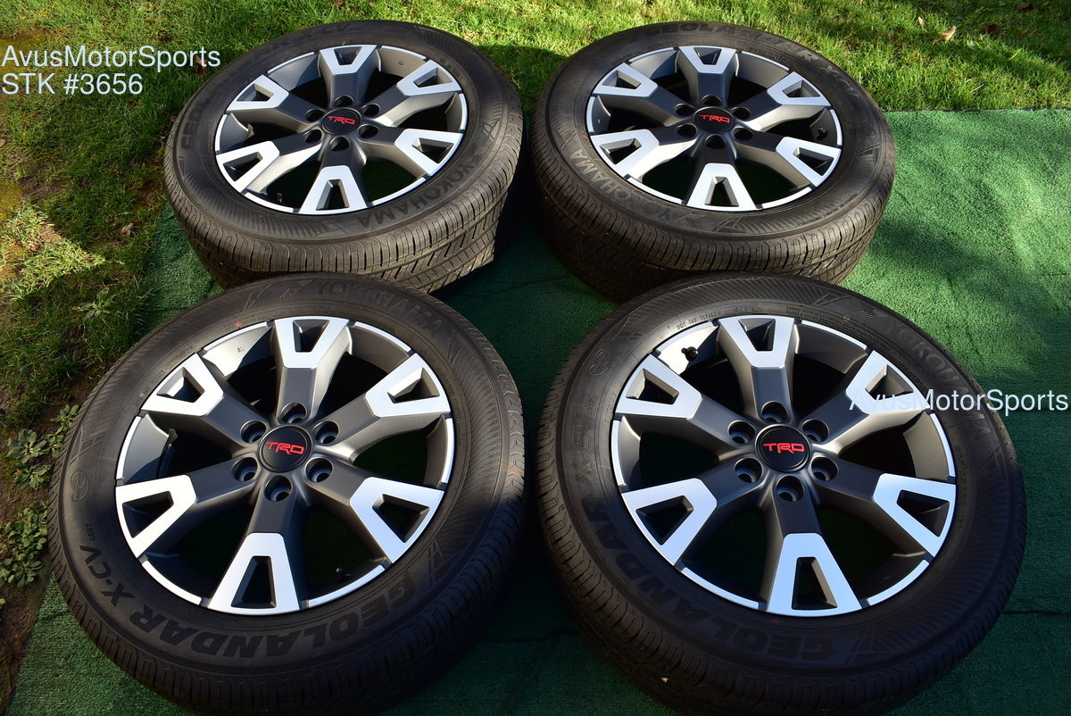 20" Toyota 4runner TRD Sport OEM Factory Wheels Tire Tundra Tacoma Seq – Avus Motorsports